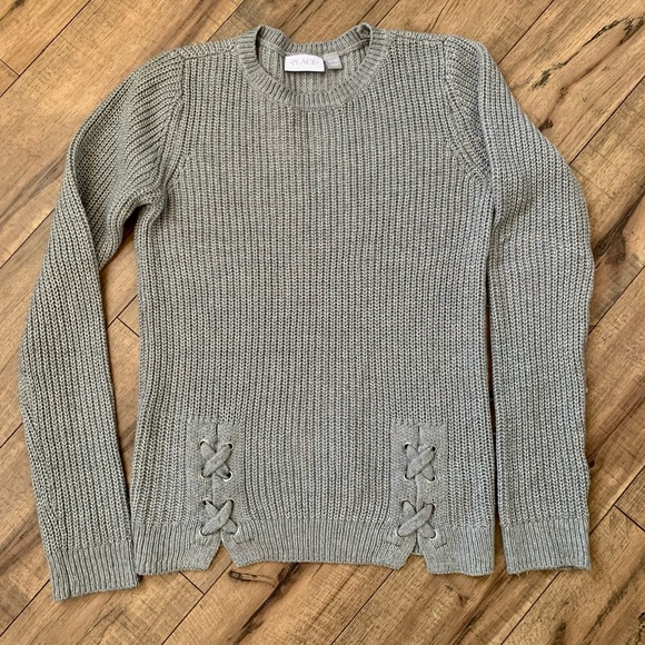 Place | Sweaters | Place Cableknit Crewneck Sweater Girls Xl 4 | Poshmark